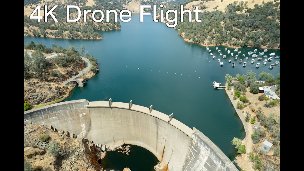 Englebright Dam - 4K Drone Footage - YouTube