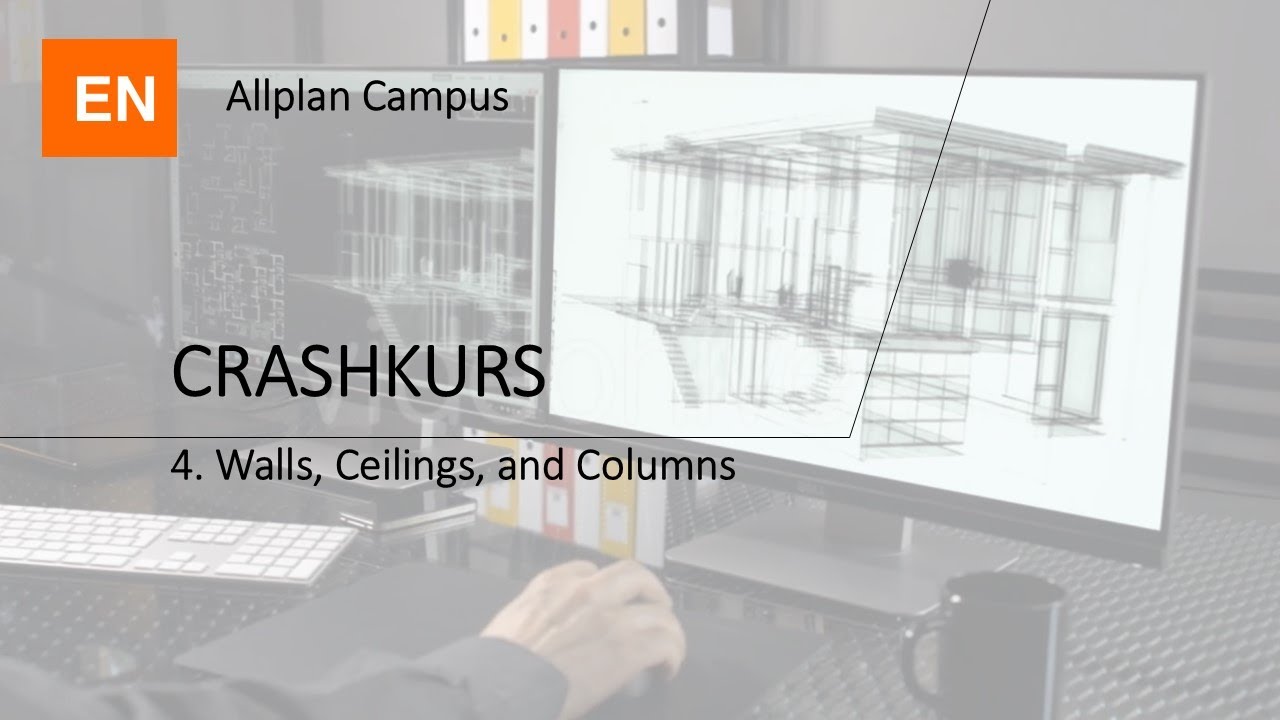 Allplan Tutorial for Beginners: Constructing Walls, Ceilings, and Columns Without Collisions ...
