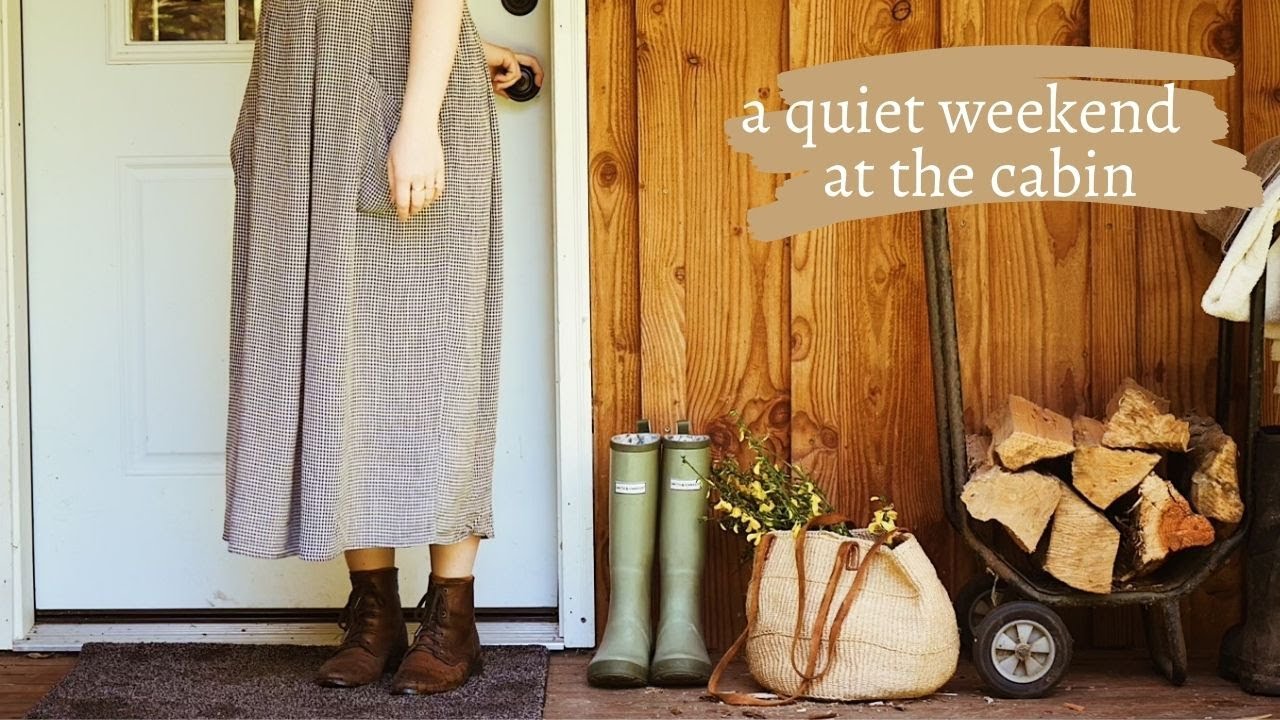 A Quiet Weekend in the Woods (spring at the cabin) - YouTube