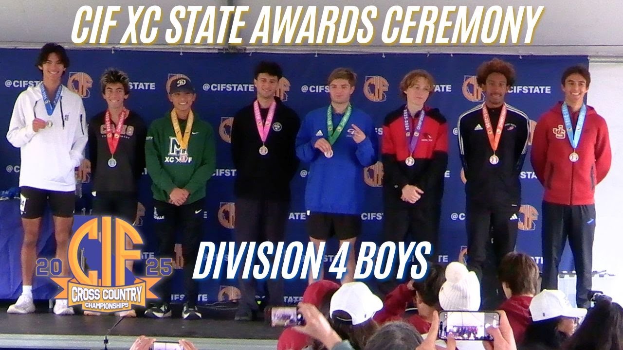 2025 XC - CIF State Cross Country Championship - D4 Boys Awards ...