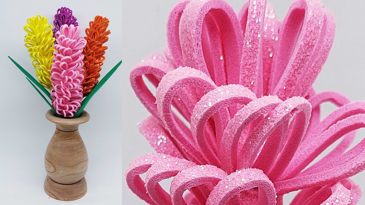 How To Make Beautiful Lavender Paper Flowers | DIY Crafts | Lavender ...