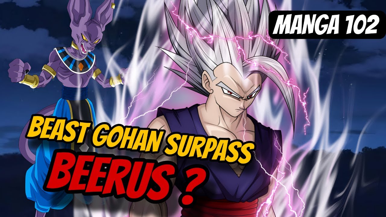 Beerus SHOCKED! Witnessing Gohan's Beast Form | Dragon Ball Super Manga ...