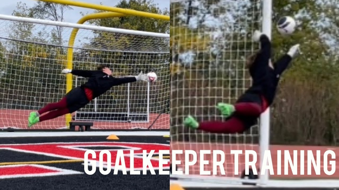 Goalkeeper Training | Low Dives & High Dives | Footwork & Distribution | Handling - YouTube