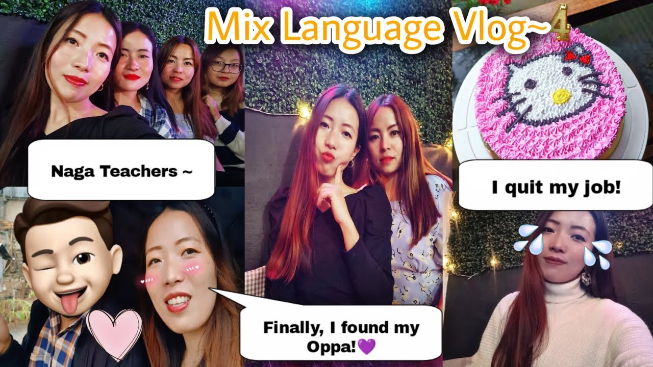 A Date with my Oppa||Mix Language Vlog||I quit my job||Missing my girls ...