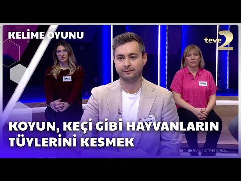 Koyun, Keçi Gibi Hayvanların Tüylerini Kesmek | Kelime Oyunu