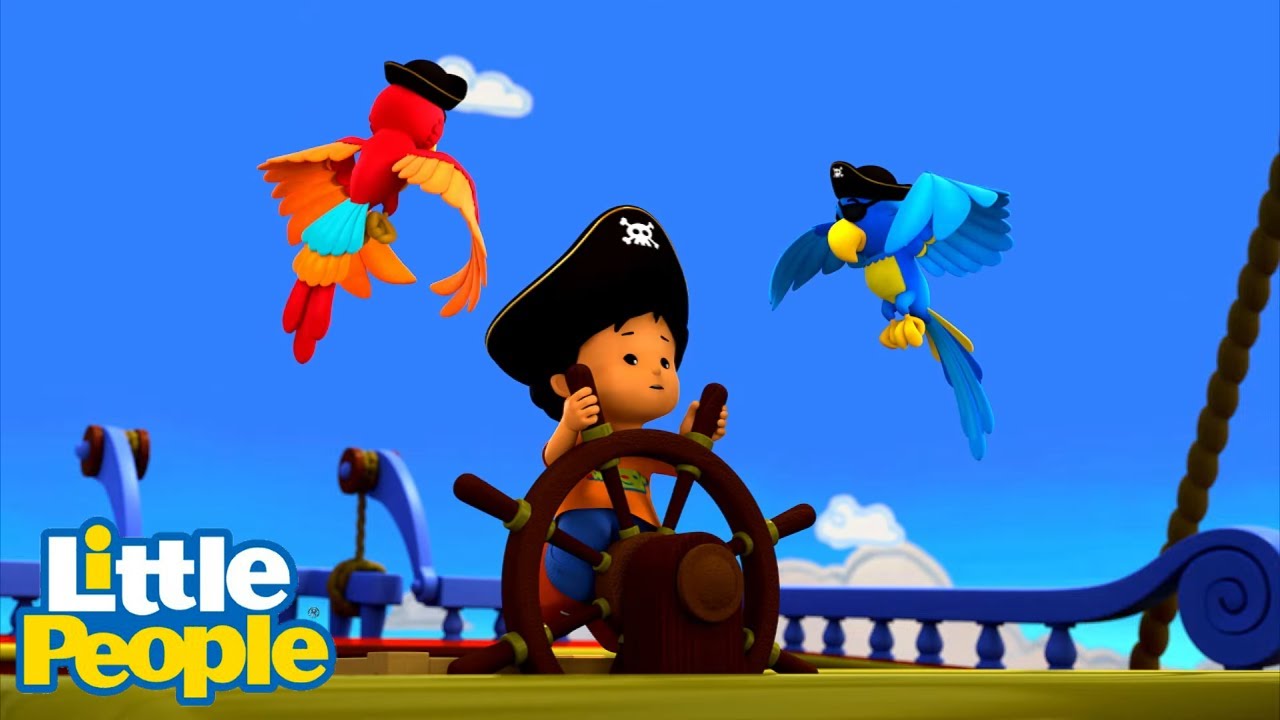 Little People Mini Adventures | 🏴‍☠️ Pirates VS Parrots! 🦜| Kids ...