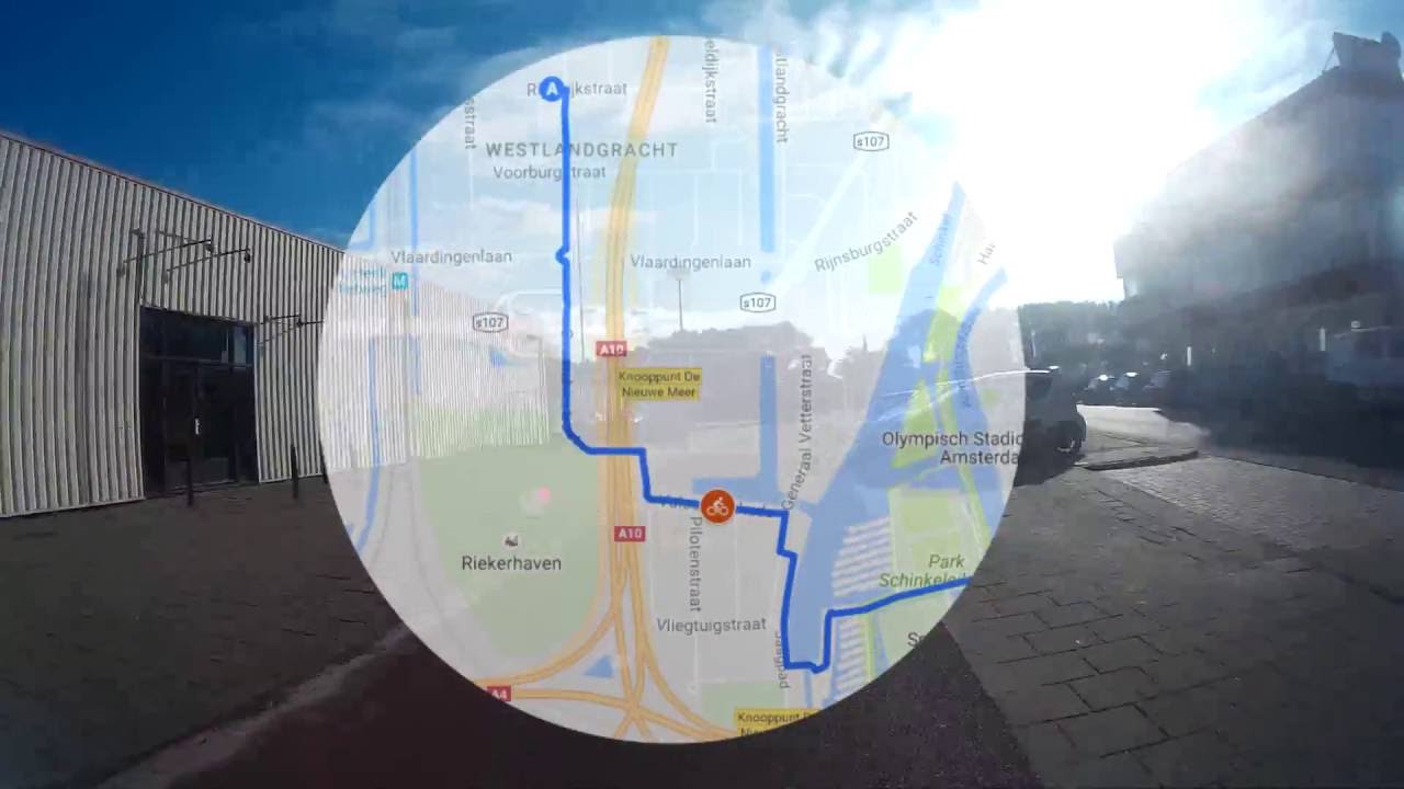 Amsterdam Slotervaart - Uilenstede, Amstelveen / Bike Ride Time lapse ...