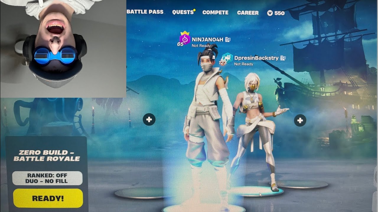 Best upside down goggles moments in Fortnite - YouTube