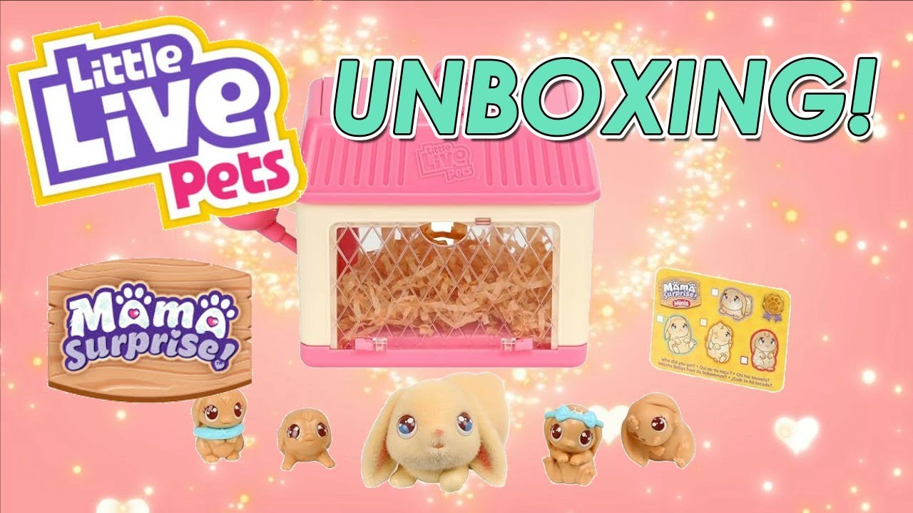 Little Live Pets "Mama Surprise" BABY BUNNIES! - YouTube