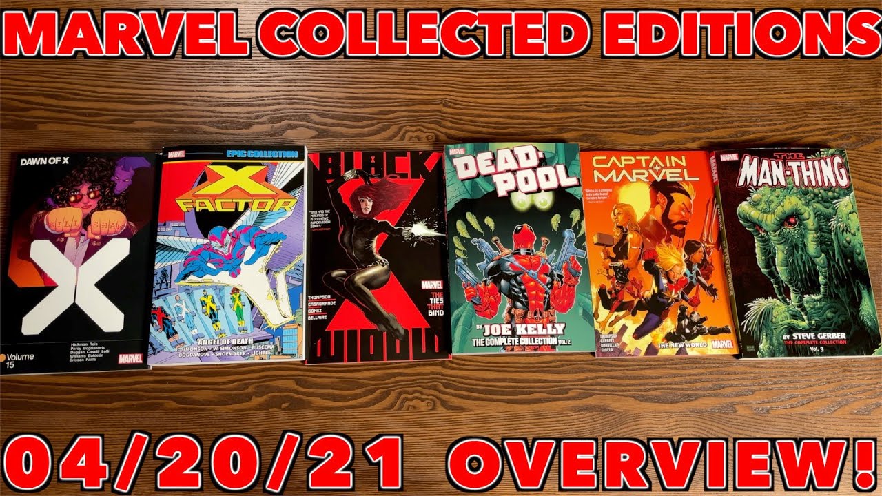 New Marvel Books 04/20/21 Overview! - YouTube