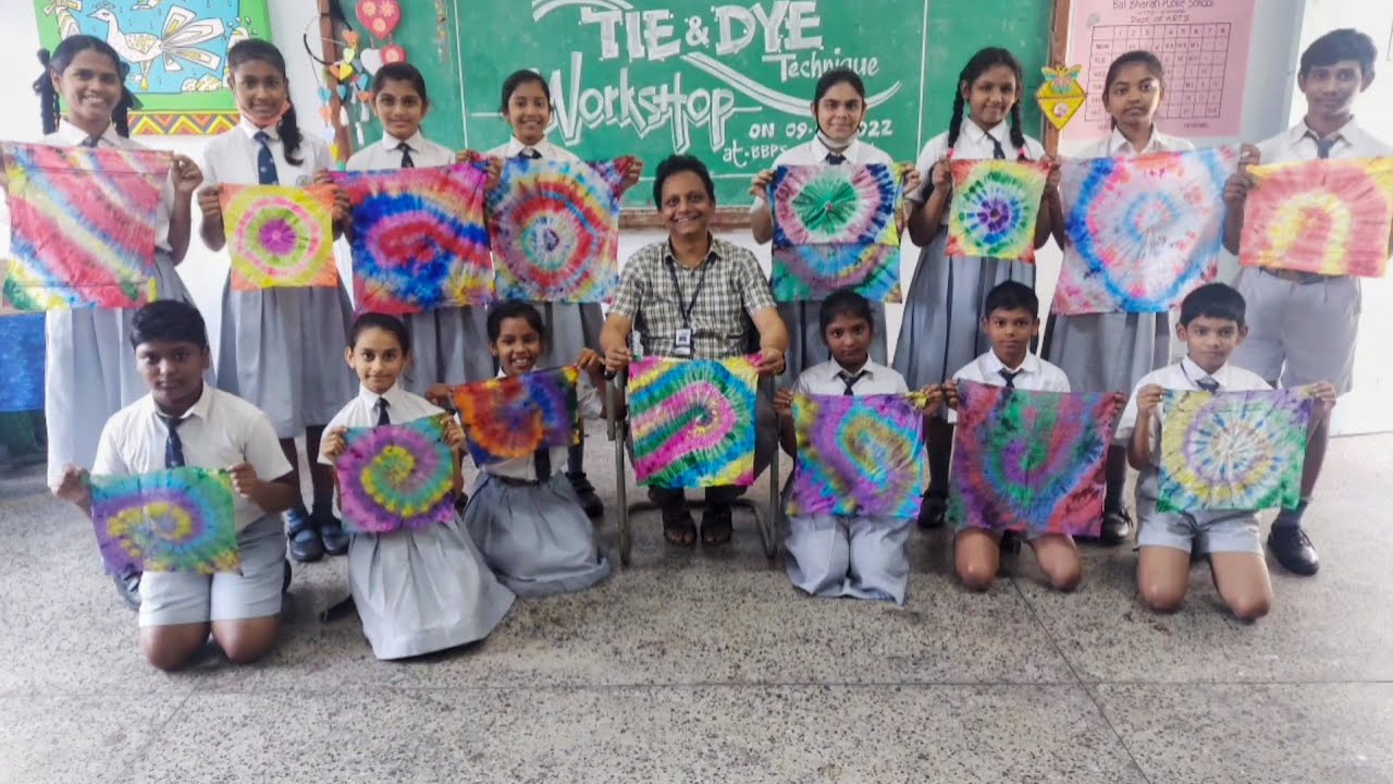 Bal Bharati Public School NTPC Simhadri The Tie & Dye (technique ...