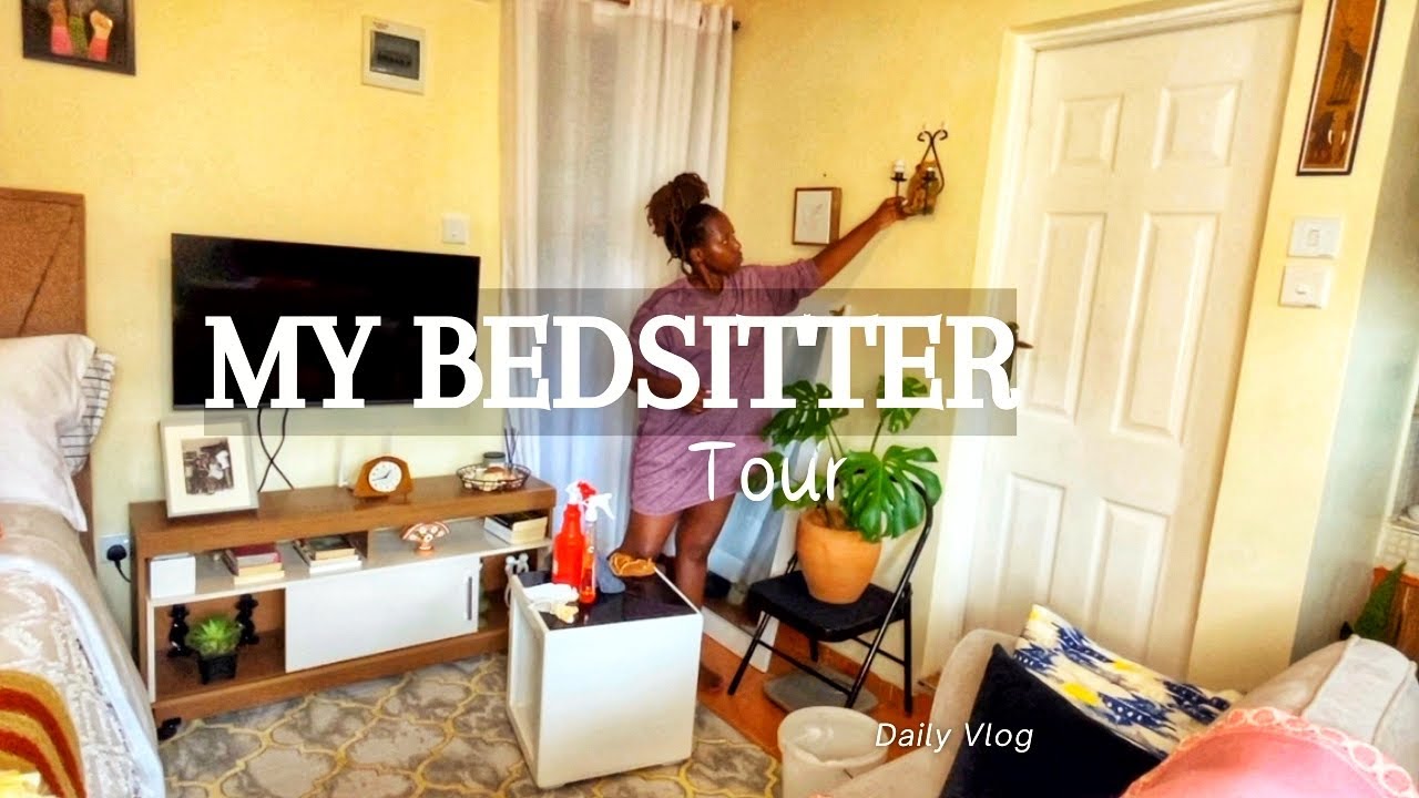 MY BEDSITTER || STUDIO APARTMENT TOUR in 2024🏠 Slow Living in Nairobi 🧺 ...