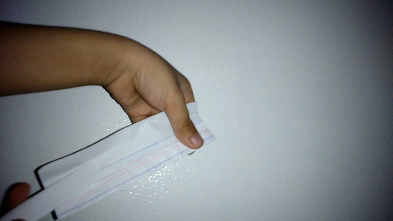 How to perform a amazing paper trick - YouTube