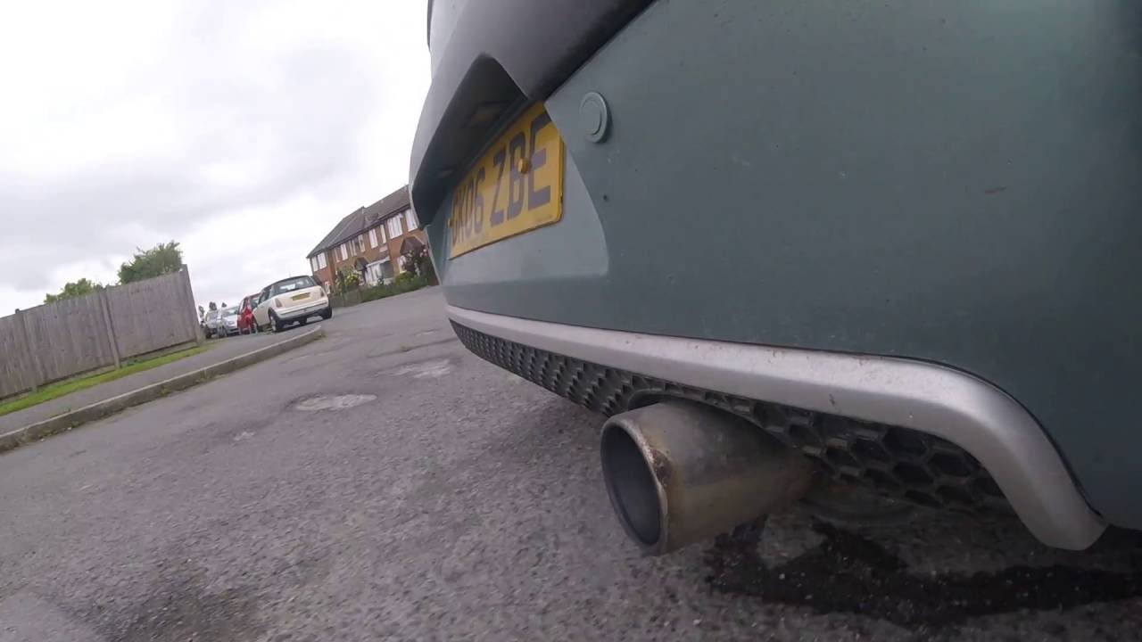 Peugeot 1007 Custom Exhaust - YouTube