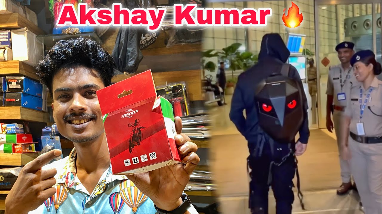 Akshay Kumar a Mur LED BACKPACK Loi Lol 😍 Aru Notun Gadget Pai Golu 🔥 ...