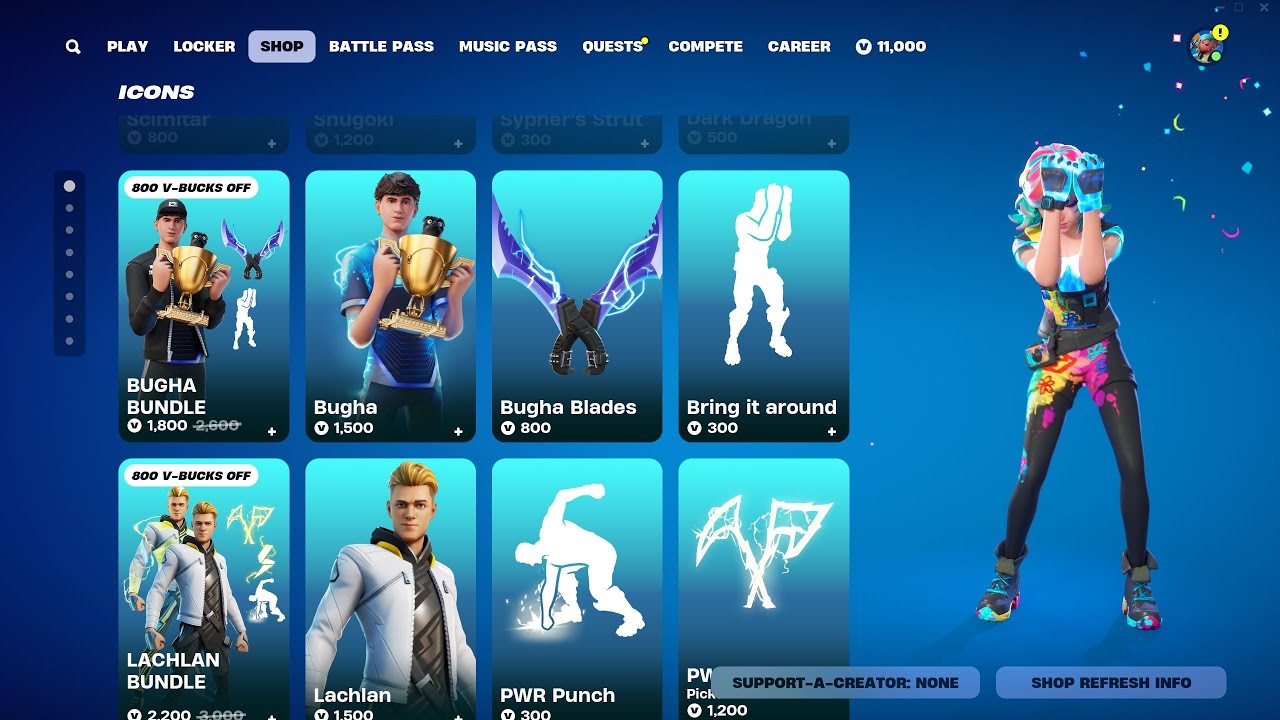 "Icon Skin Bundles" are back in Fortnite Item Shop!!! - YouTube