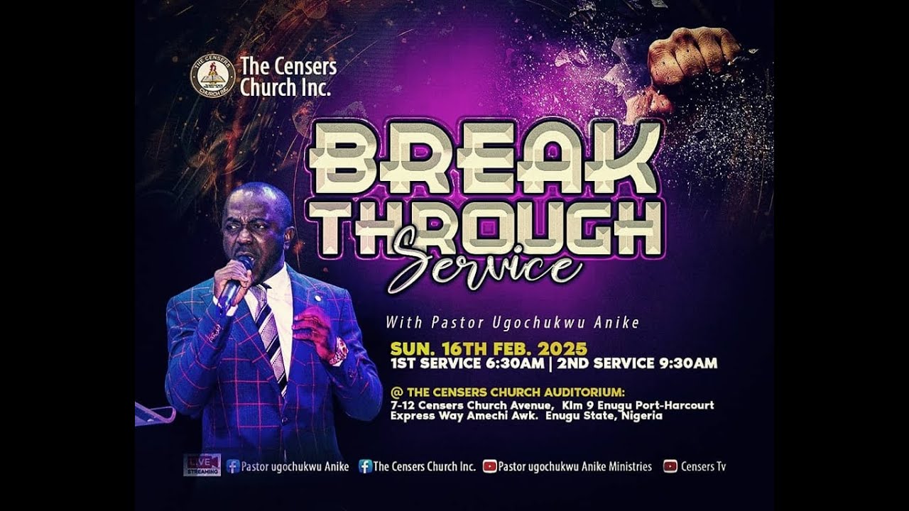 BREAKTHROUGH SERVICE (1ST SERVICE) // 16TH FEBRUARY 2025 - YouTube