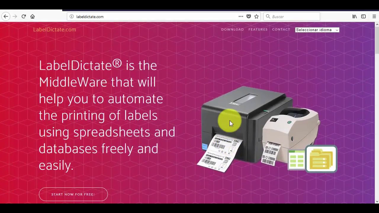 Tutorial Label Dictate V1 Beta para Bartender UltraLite - YouTube