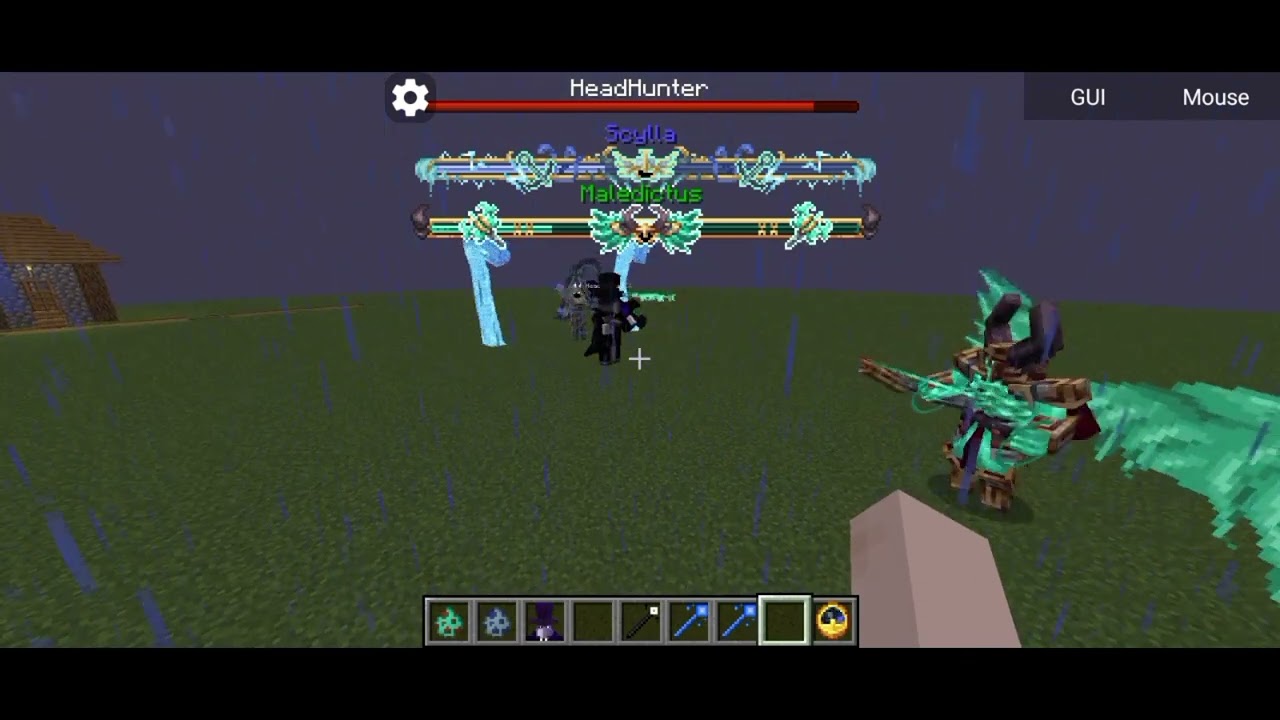 HeadHunter (true difficulty) vs Scylla and Maledictus | Minecraft 1.20. ...