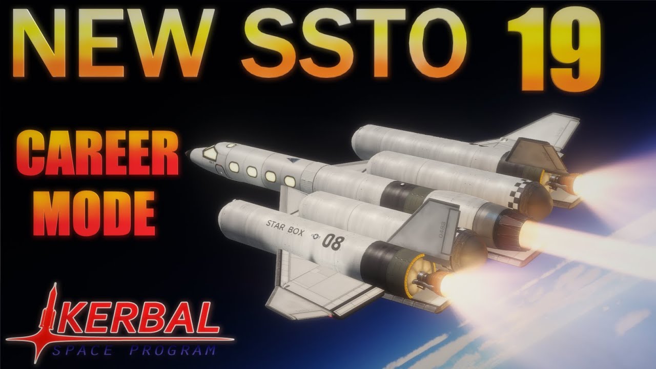 NEW SSTO in KSP CAREER MODE and MISSION PREP. - YouTube