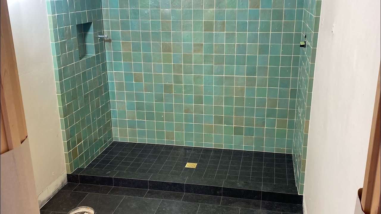 3 Zellige tile showers. Kamas, Utah cabin project - YouTube