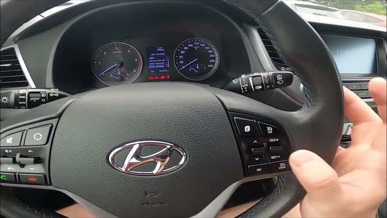 How to Enable or Disable Speed Limiter in Hyundai Tucson III ( 2015 – 2020 ) - YouTube