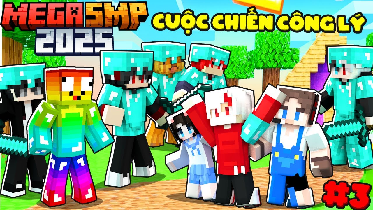 MINECRAFT MEGA SMP 2025 #3 : KIRA THUÊ BÍ NGÔ VÀ VANH ĐI THỰC THI CÔNG ...