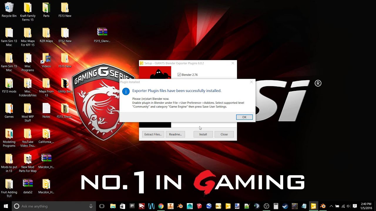 How To Set Up The I3D ExporterPlugin For Blender - YouTube