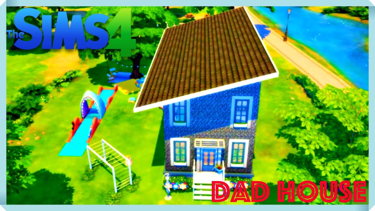 SIMS 4 SINGLE DAD HOUSE BUILD 😎| SINGLE DAD HOUSE TWO STORIES SPEED ...