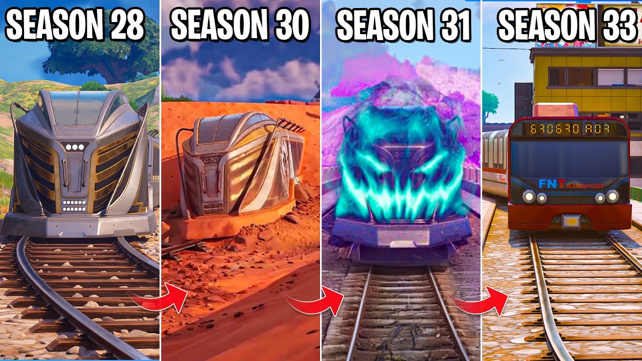 Evolution of Train in Fortnite (Chapter 5 Season 1 - Chapter 6 Season 1 ...