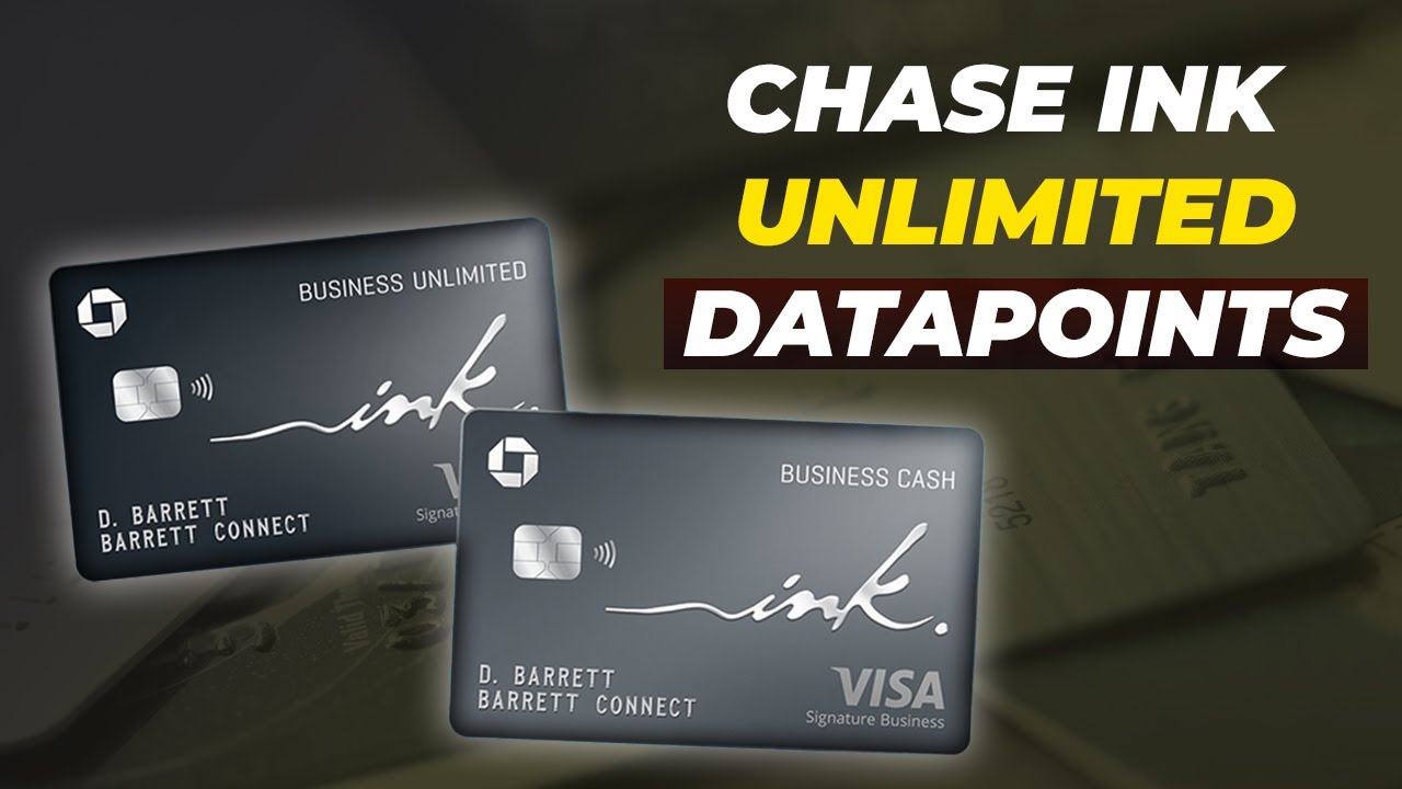 Chase Ink Unlimited Credit Card Explained! Secret Datapoints - YouTube