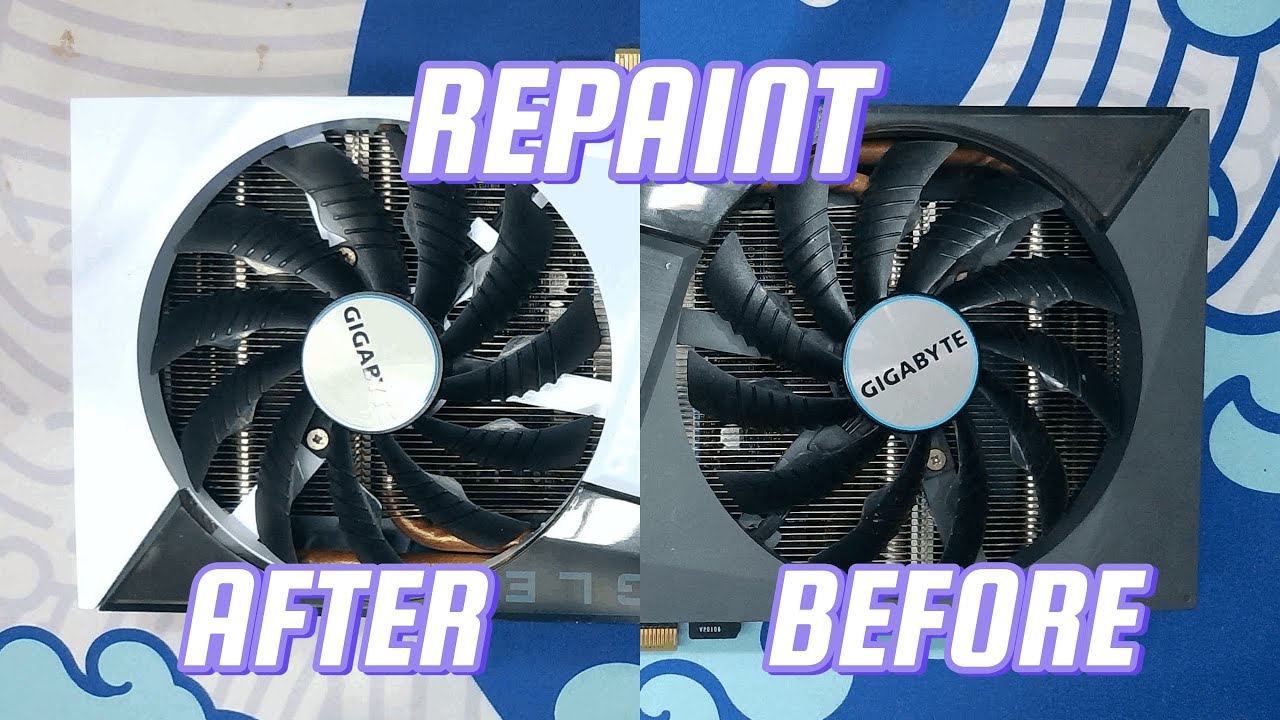 REPAINT / CAT VGA CARD MENJADI WARNA PUTIH - RTX 3060 Ti - YouTube