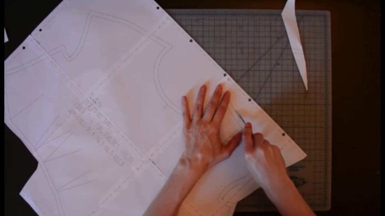 Assemble paper patterns - the easy way! - YouTube