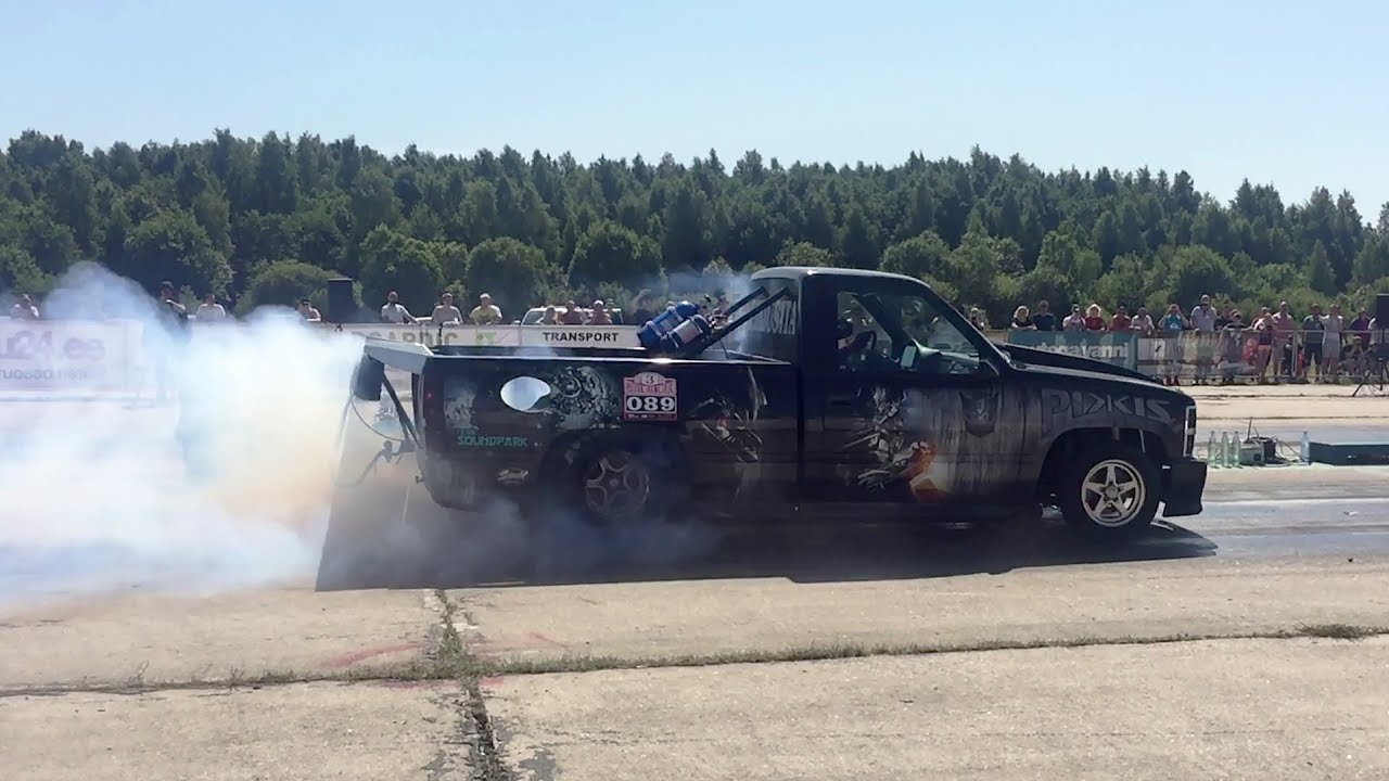 1500hp '90 Chevrolet C1500 Sport Fleetside "PikkiS" 1/4 mile drag race ...
