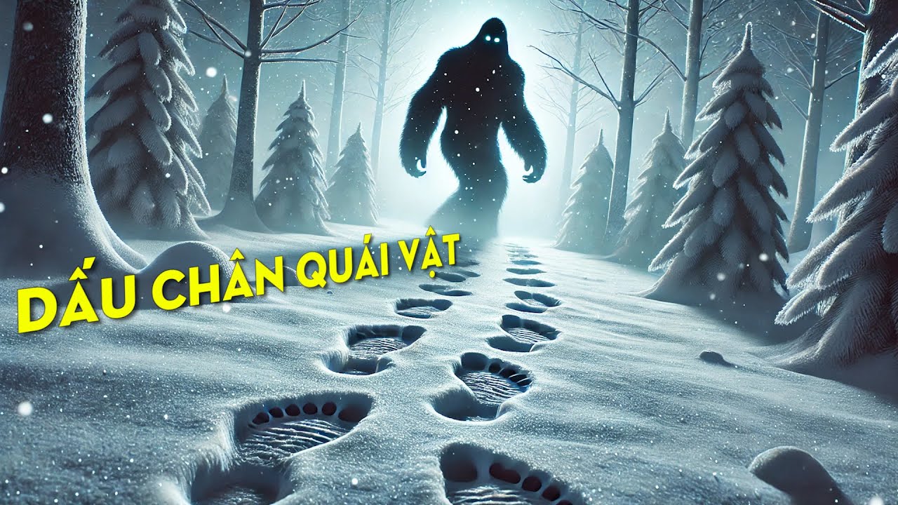 Dấu chân khổng lồ trên tuyết, manh mối về 'quái vật' Bigfoot - YouTube