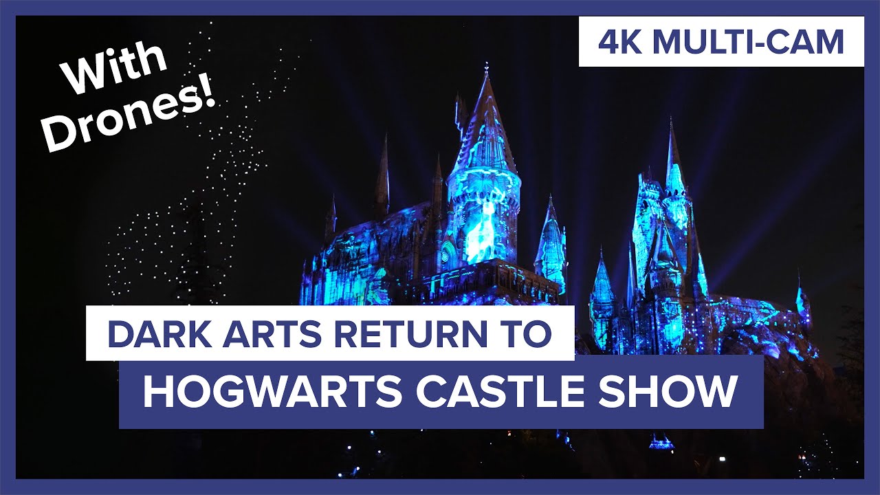 Dark Arts at Hogwarts Castle Full Mutli-Cam with Drones! - YouTube