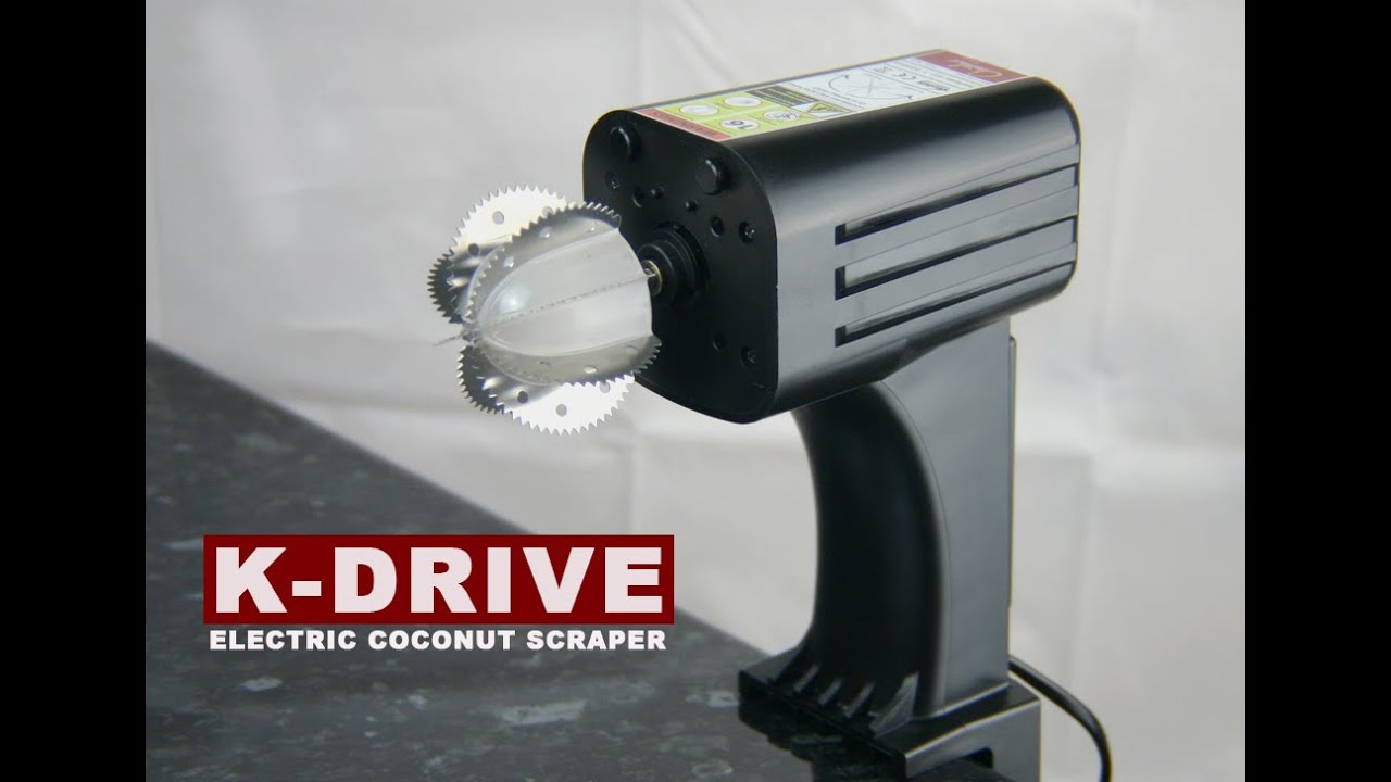 Electric Coconut Scraper - K Drive - Kickstarter Project - YouTube