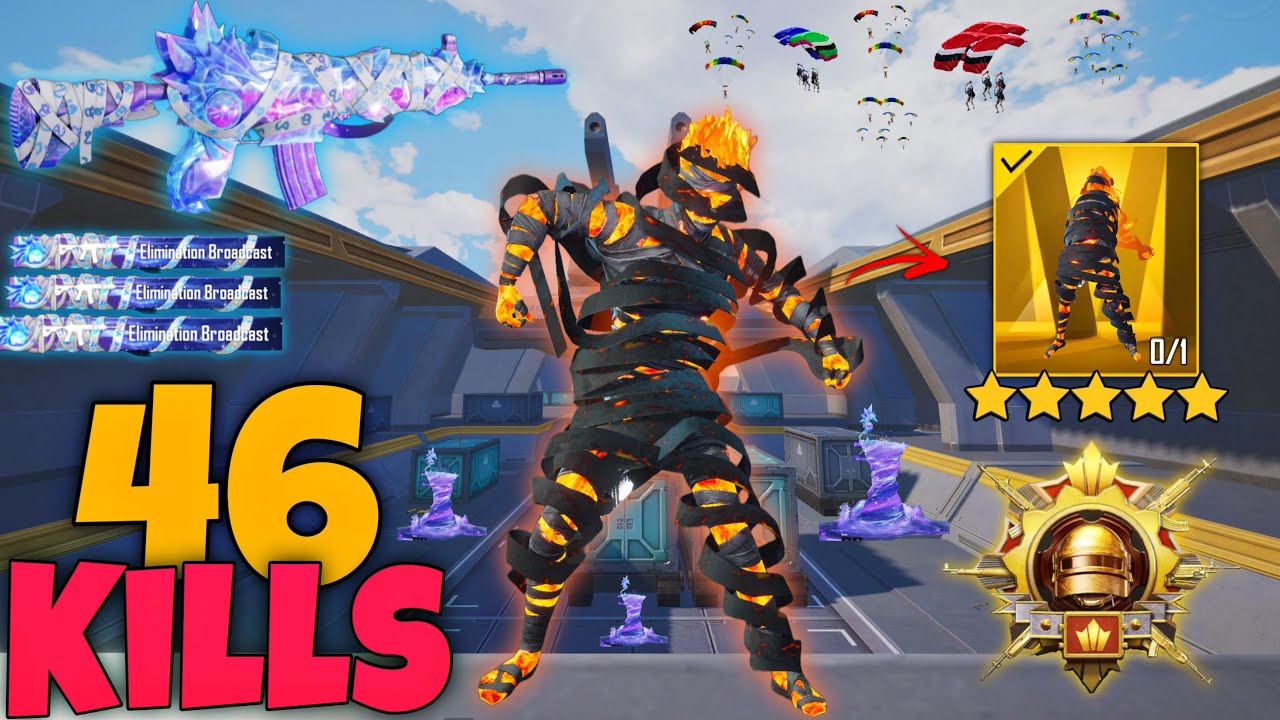 Wow!😈 NEW BEST AGGRESSIVE GAMEPLAY With FIRE MUMMY SET🔥SAMSUNG,A7,A8,J4 ...
