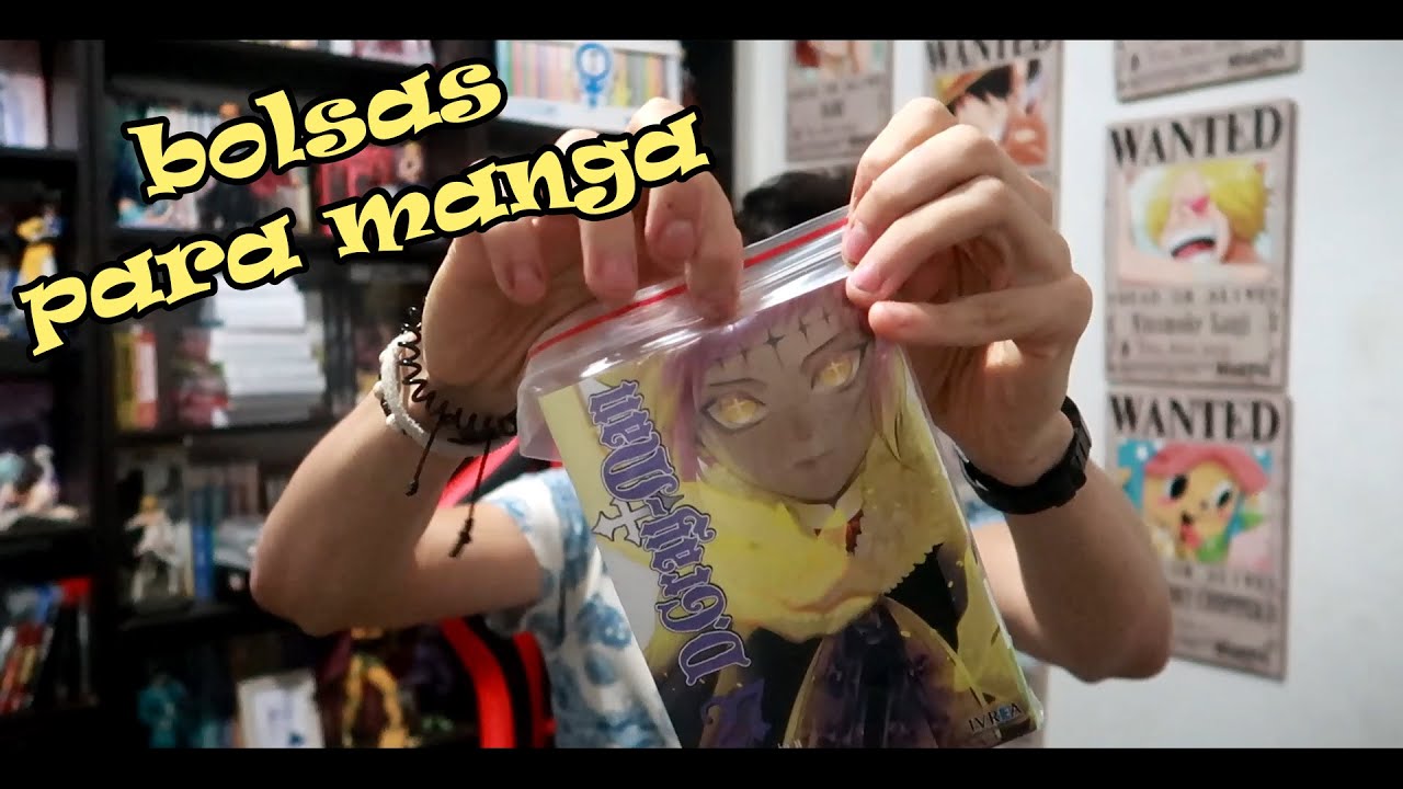 Como ponerle bolsas a tus mangas, formato kanzenban A5 y tankobon - YouTube