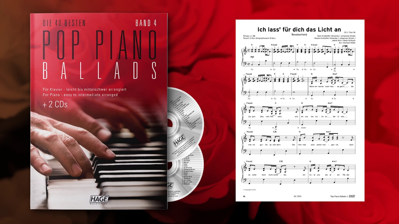 Pop Piano Ballads 4 (mit 2 CDs) - Piano Demos - YouTube