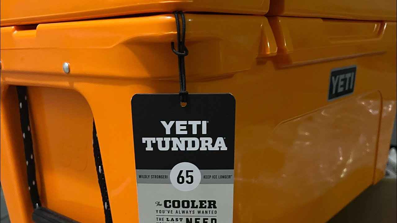 YETI Tundra 65 king crab orange - YouTube