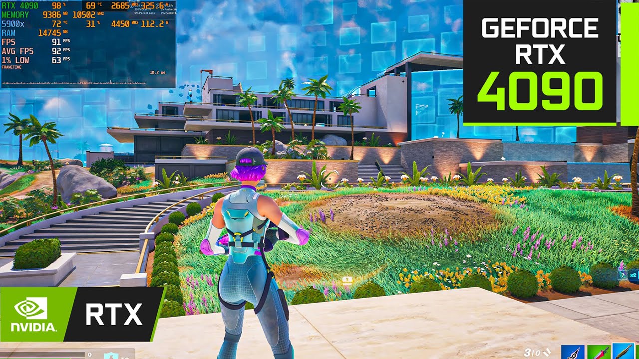 Fortnite Season 4 - RTX 4090 Ultra Settings (4K + Ray Tracing) - YouTube