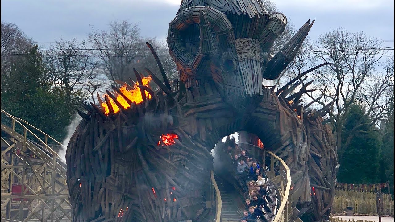 The Wicker Man, Alton Towers. 1st day of opening. 20th March 2018 - YouTube