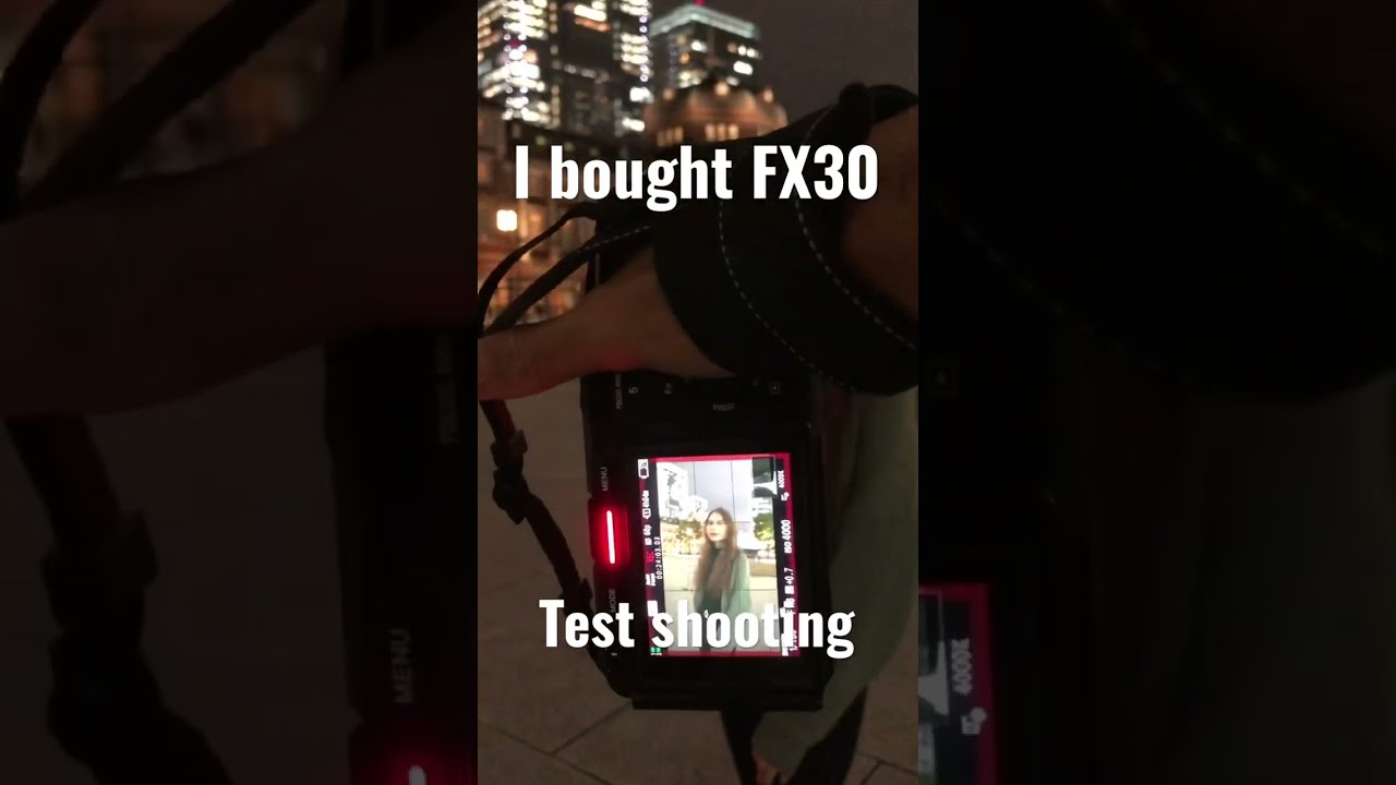 Sony FX30 Test Shooting at Night - YouTube