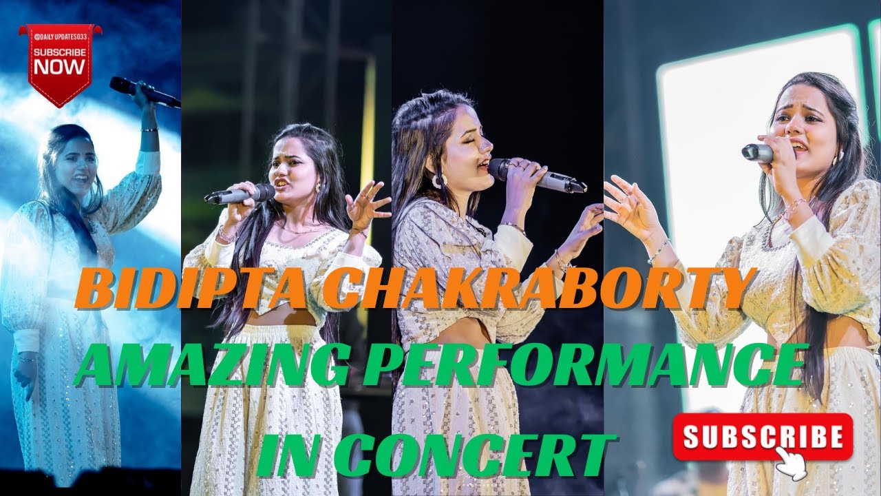 Bidipta Chakraborty live performance in concert at Kolkata | Bidipta ...