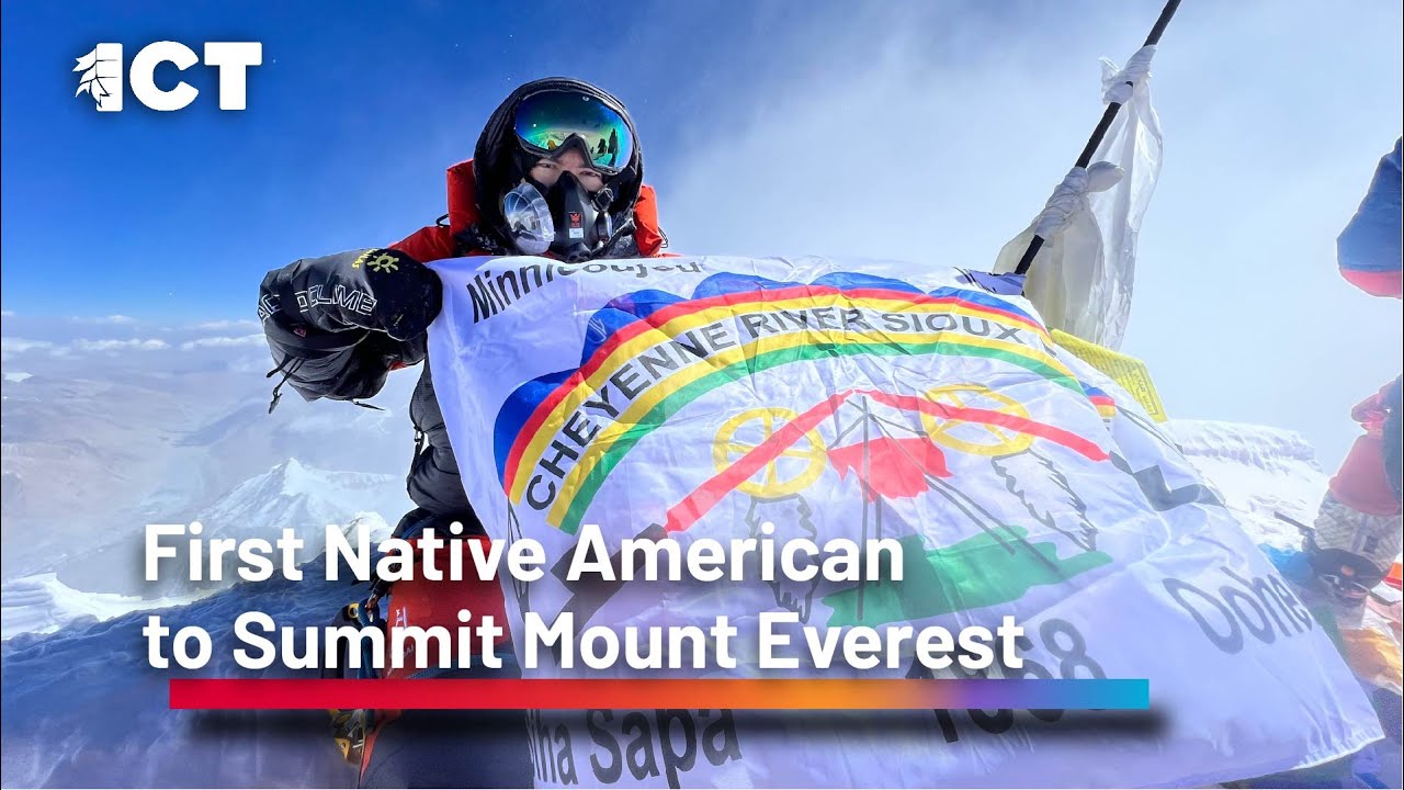 First Native American to Summit Mount Everest - YouTube