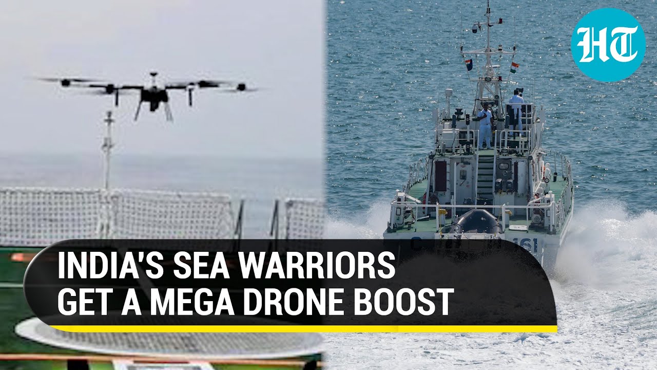 Indian sea warriors get advanced multicopter drones; Boost to Coast ...