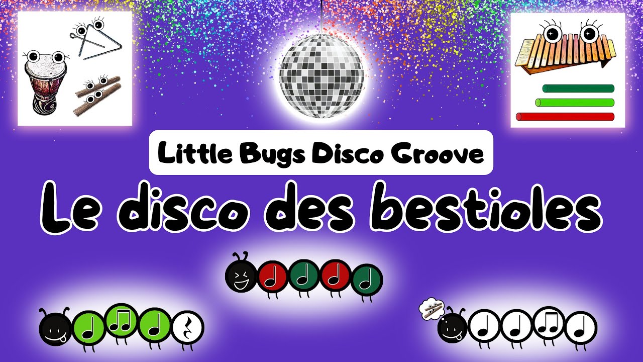 Disco des bestioles Play along Little bugs Groove Boomwhackers ...
