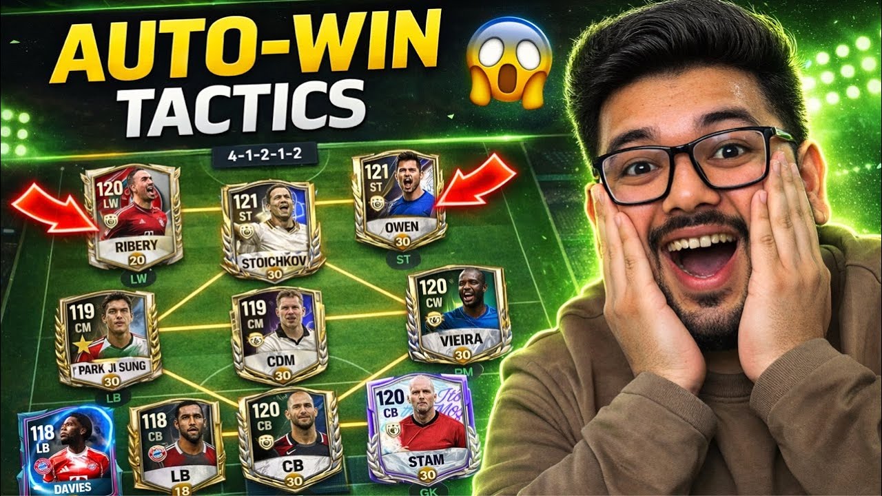 FC Mobile Team Review 🔥 | AUTO-WIN Manager Mode Tactics 😱 | Full ...