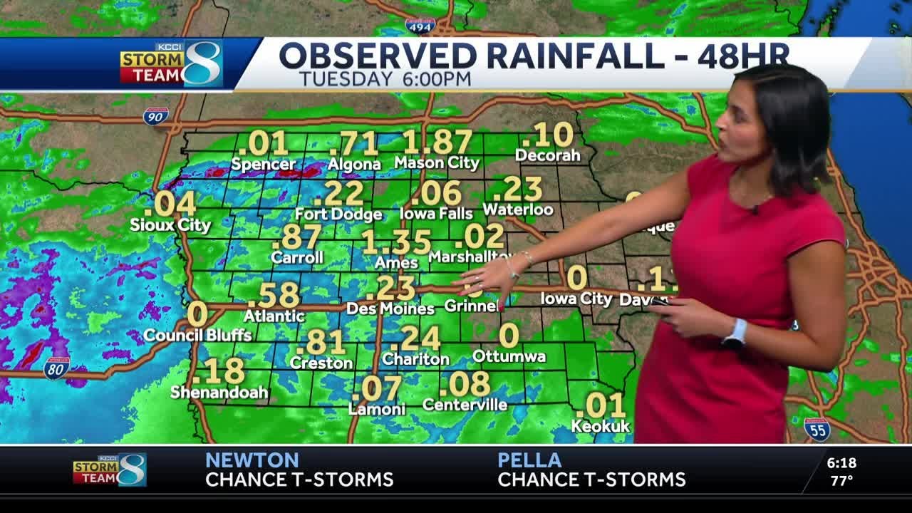 Iowa weather: More storm chances before a very hot weekend - YouTube
